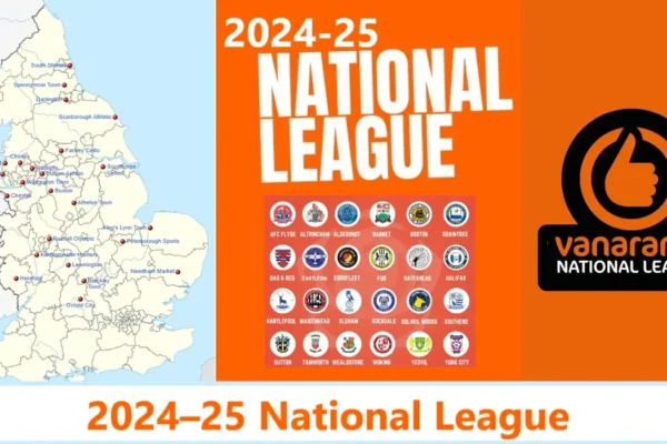 2025 National League Table and Standings | North & South Standings