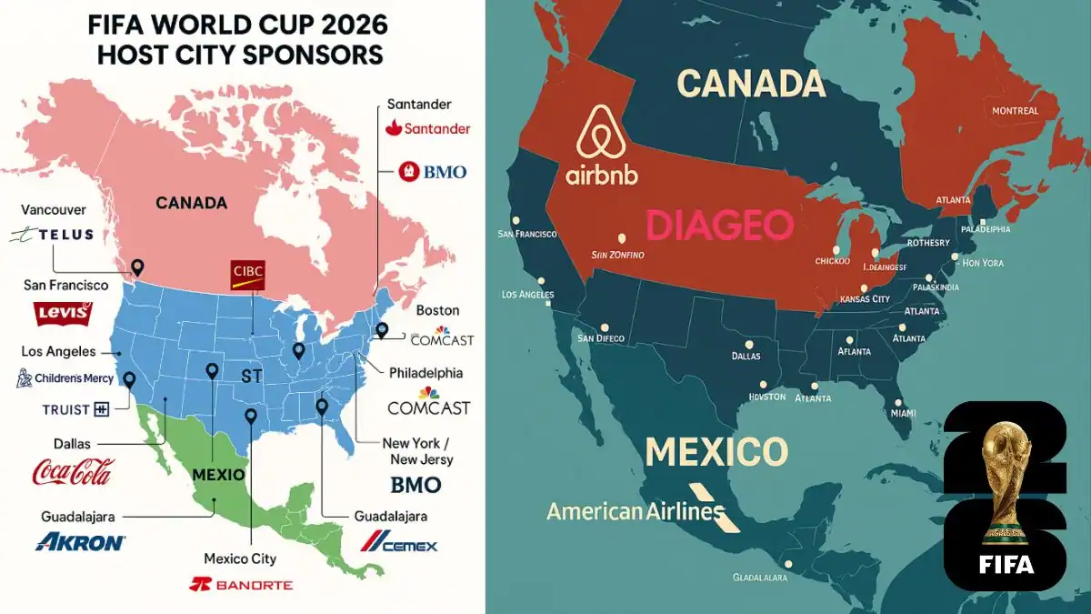 FIFA World Cup 2026 City Sponsors List Regional Continental Supporters
