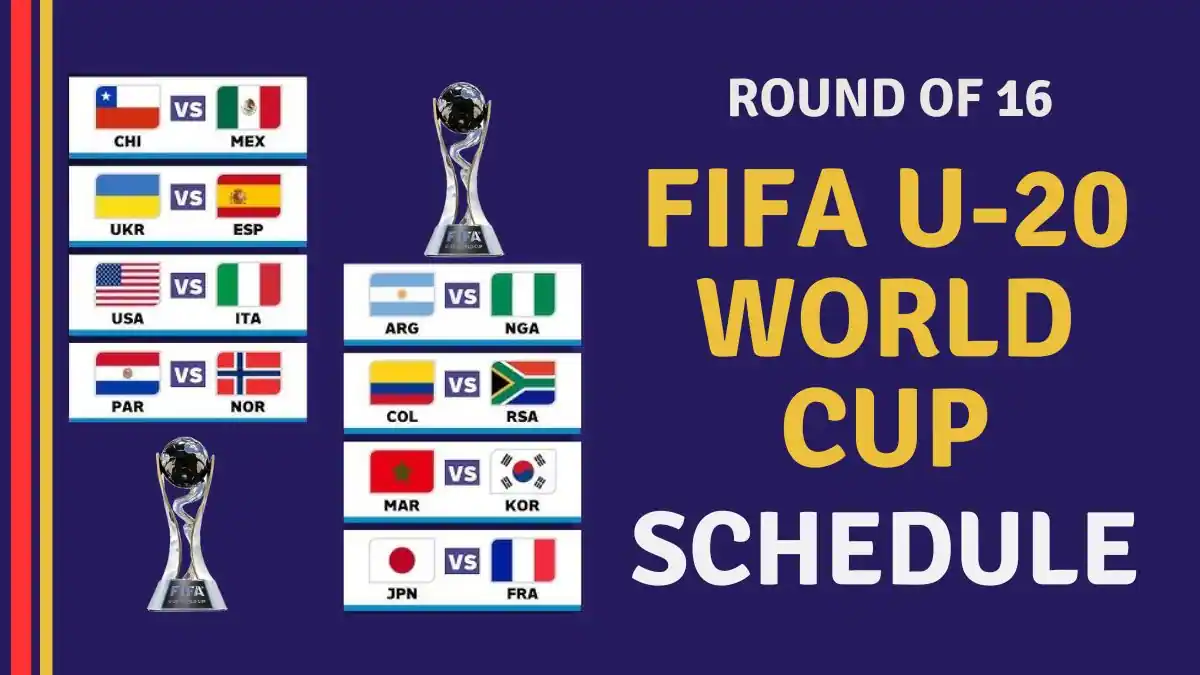 2025 FIFA U-20 World Cup Round of 16 Schedule, Teams, and Match Fixtures