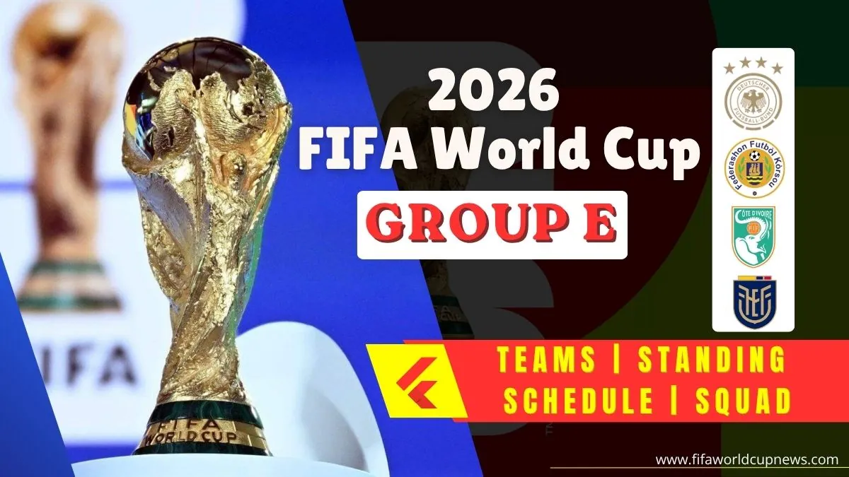 2026 FIFA World Cup Group E - Teams, Standings, Matches & squads