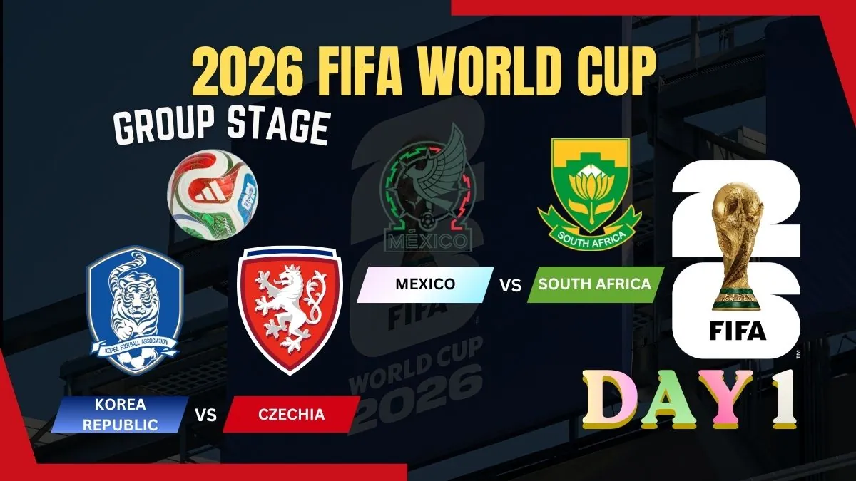 FIFA World Cup 2026 Schedule Today: Day 1 Matches, Starting XI